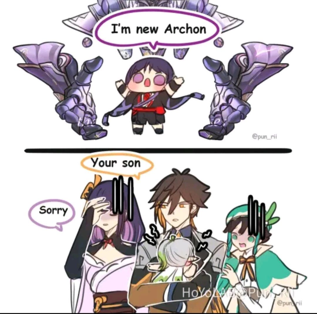 Pun_rii memes that i borrowed ️ Genshin Impact | HoYoLAB