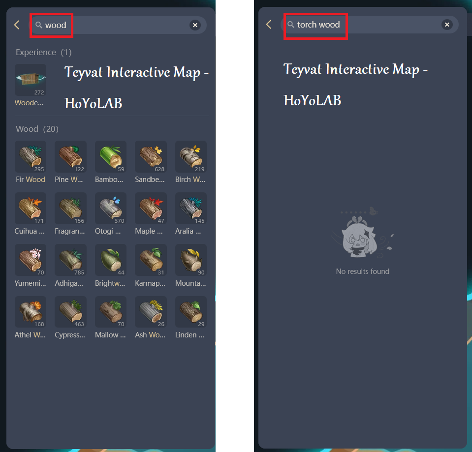 Torch Wood - Unmarked type of Wood on Genshin interactive maps! Genshin Impact | HoYoLAB