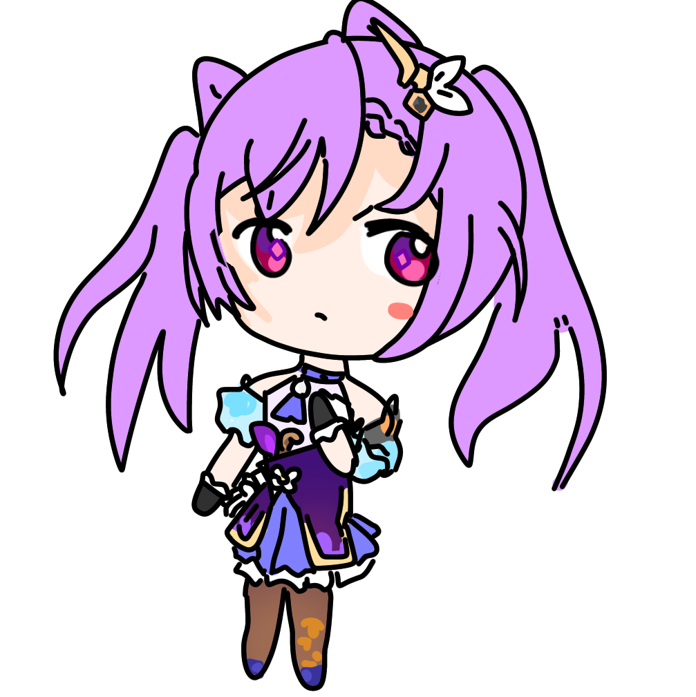 Chibi Keqing Genshin Impact | HoYoLAB