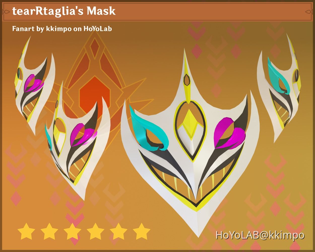 tearRtaglia's mask Genshin Impact | HoYoLAB