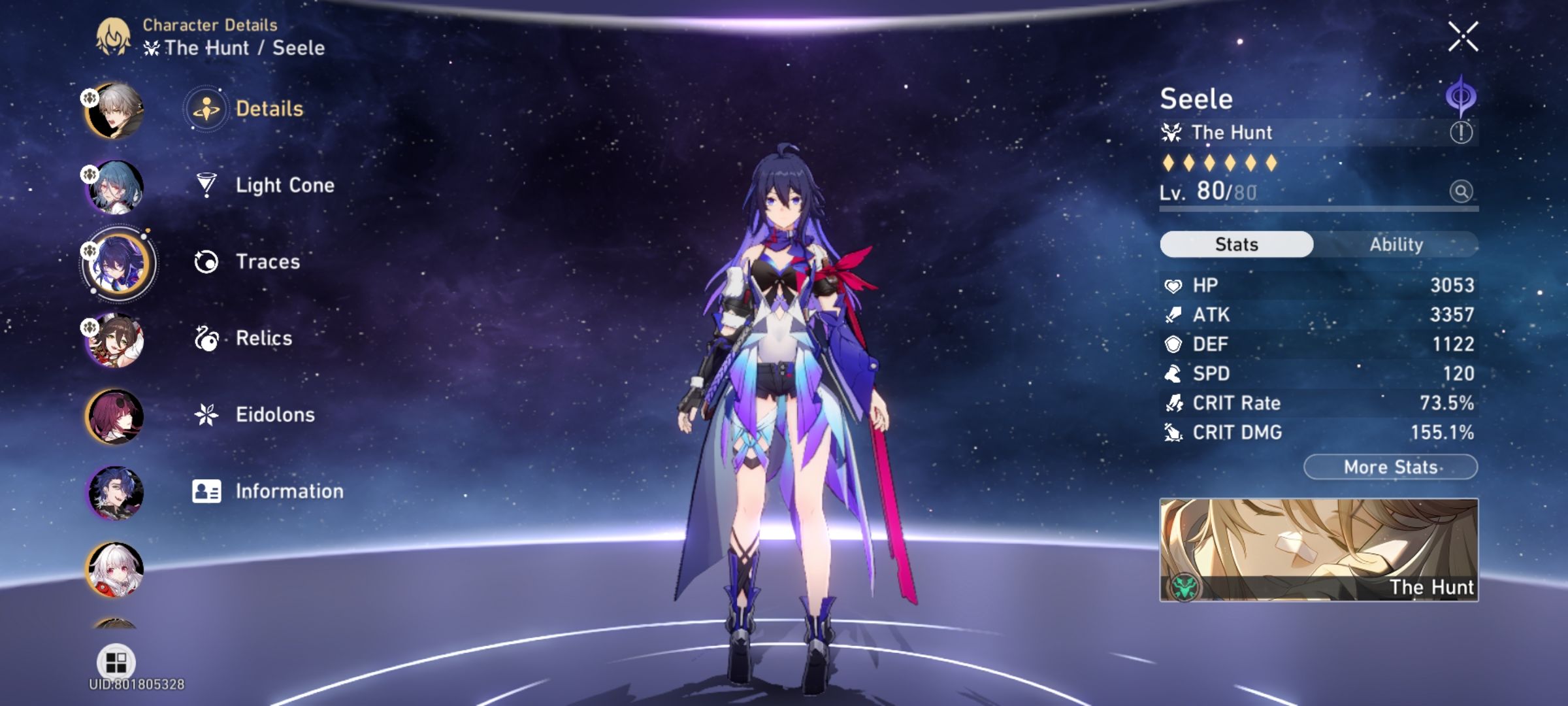 My seele's final build, I can sleep now Honkai: Star Rail | HoYoLAB