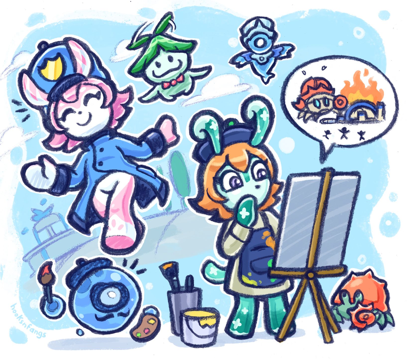 Melusine Fontaine Doodles Genshin Impact | HoYoLAB