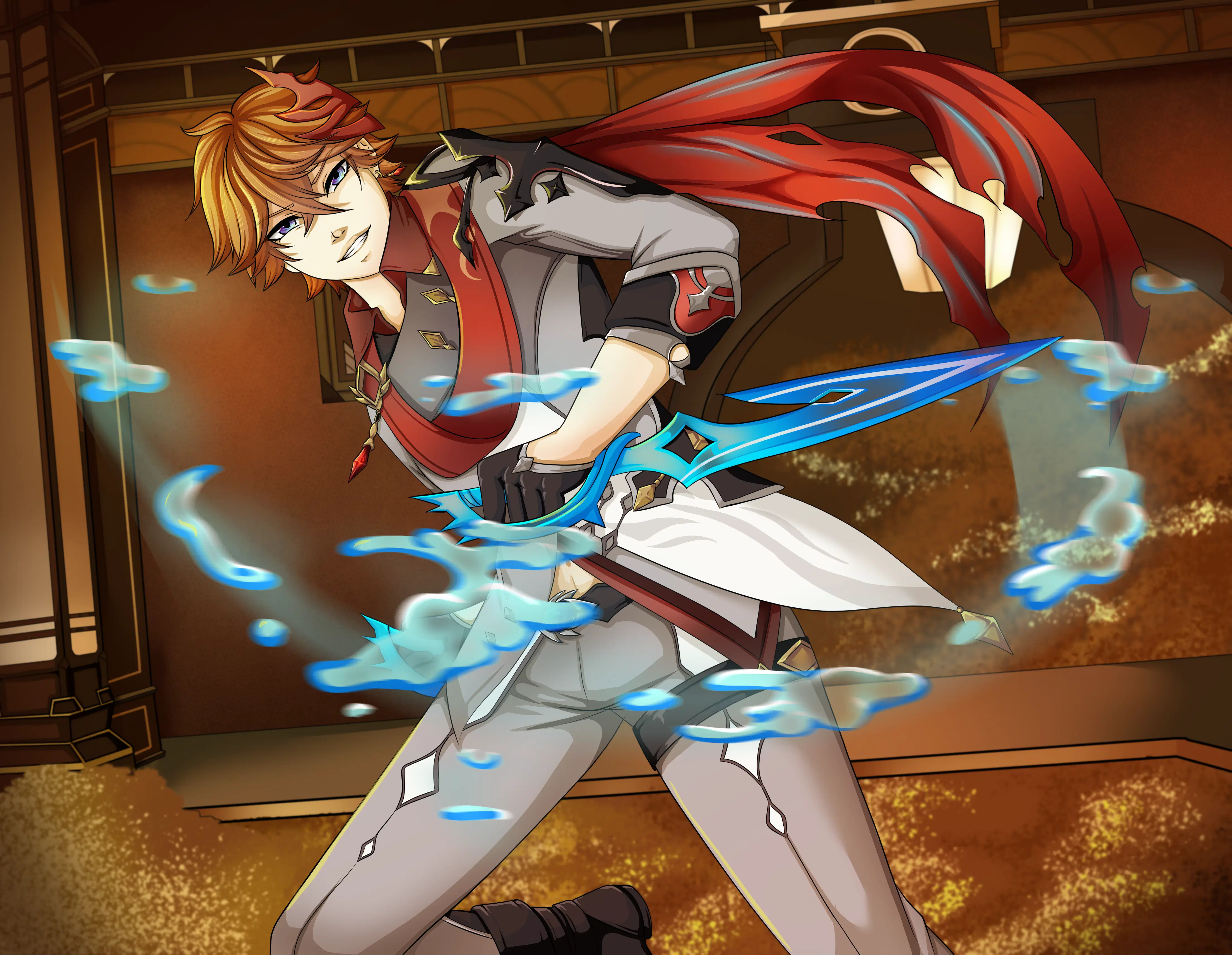 Tartaglia Fan Art Contest Entry! Genshin Impact | HoYoLAB