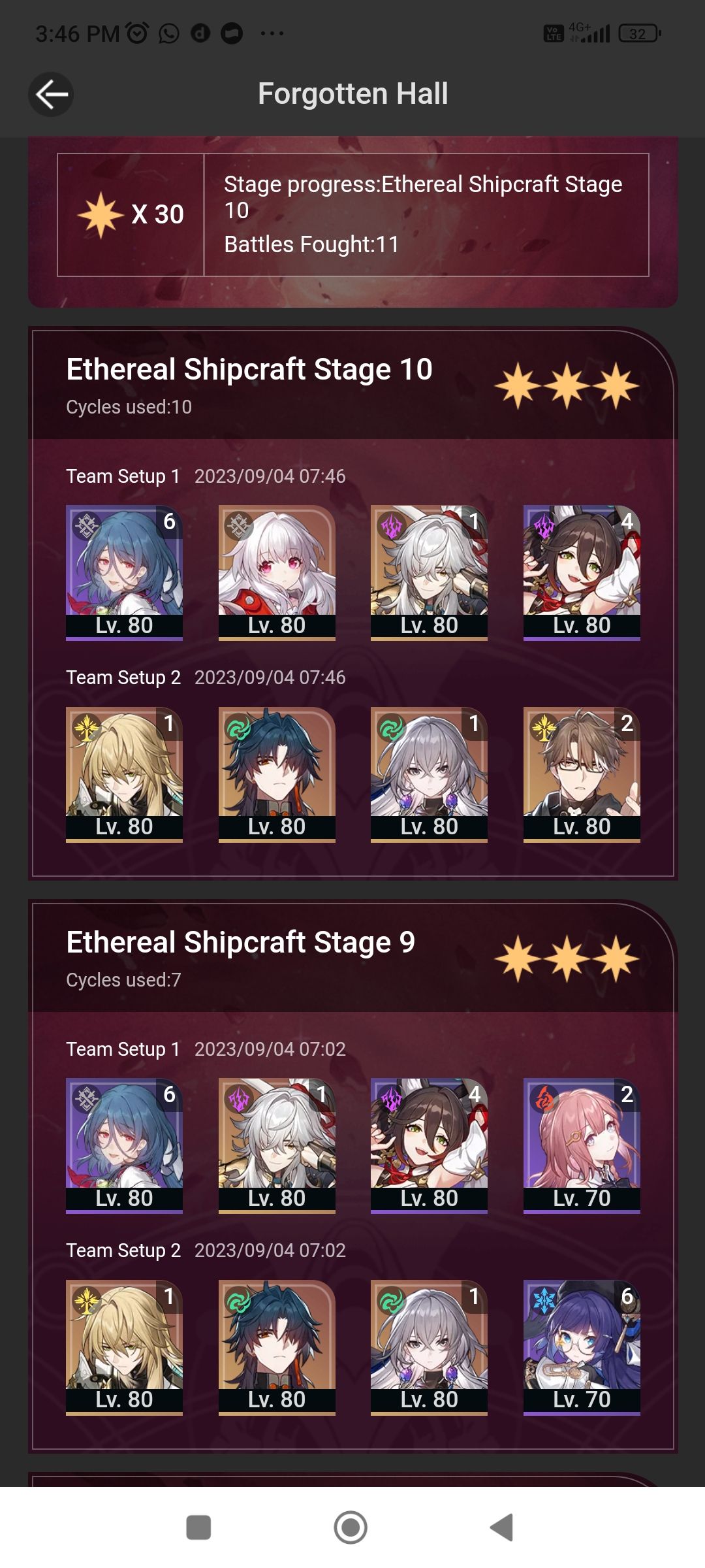 Ethereal Shipcraft MoC 30/30 Honkai: Star Rail | HoYoLAB