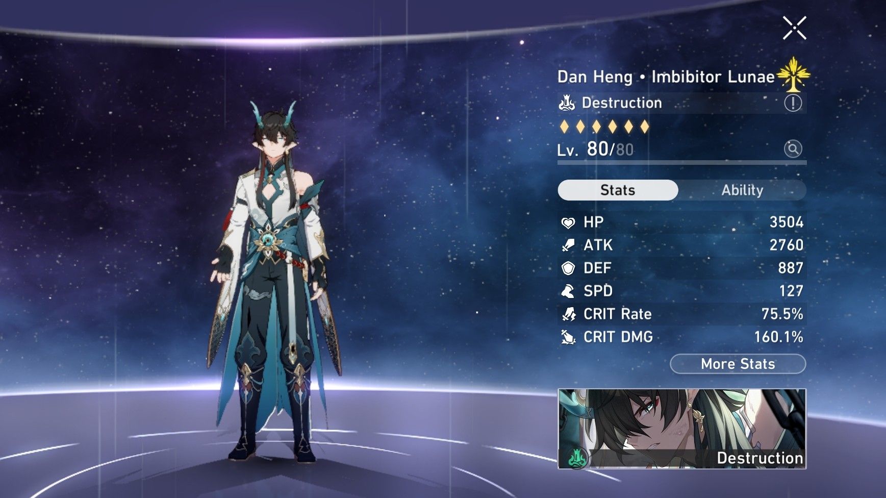 Dan Heng Imbibitor Lunae Build. Honkai: Star Rail | HoYoLAB