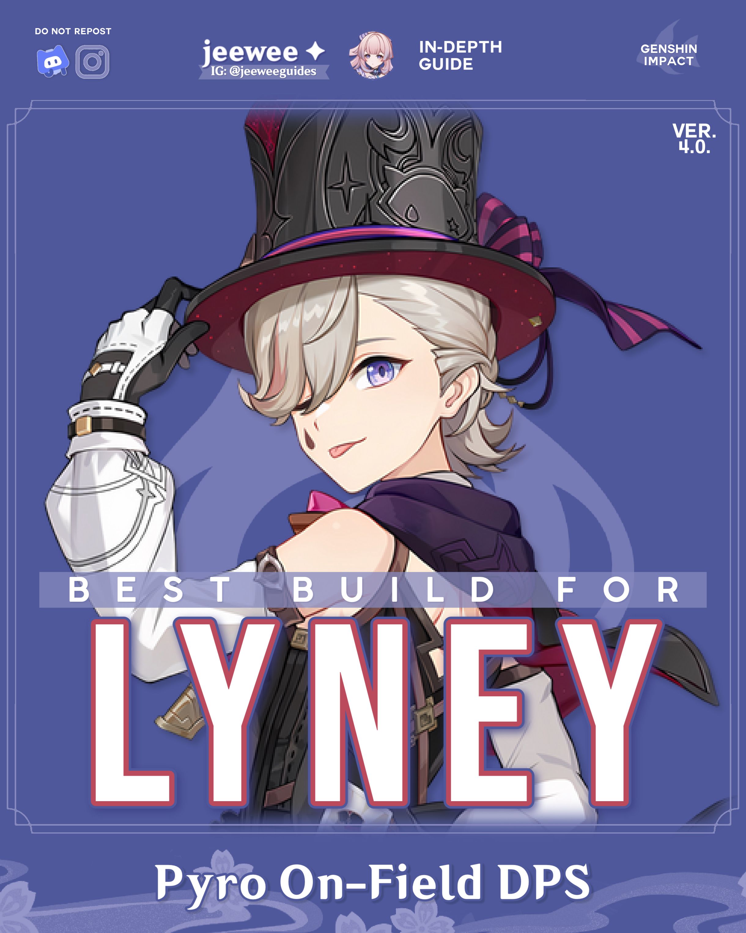 [4.0. Guide] Lyney Build 🃏 (Pyro On-Field DPS) Genshin Impact | HoYoLAB