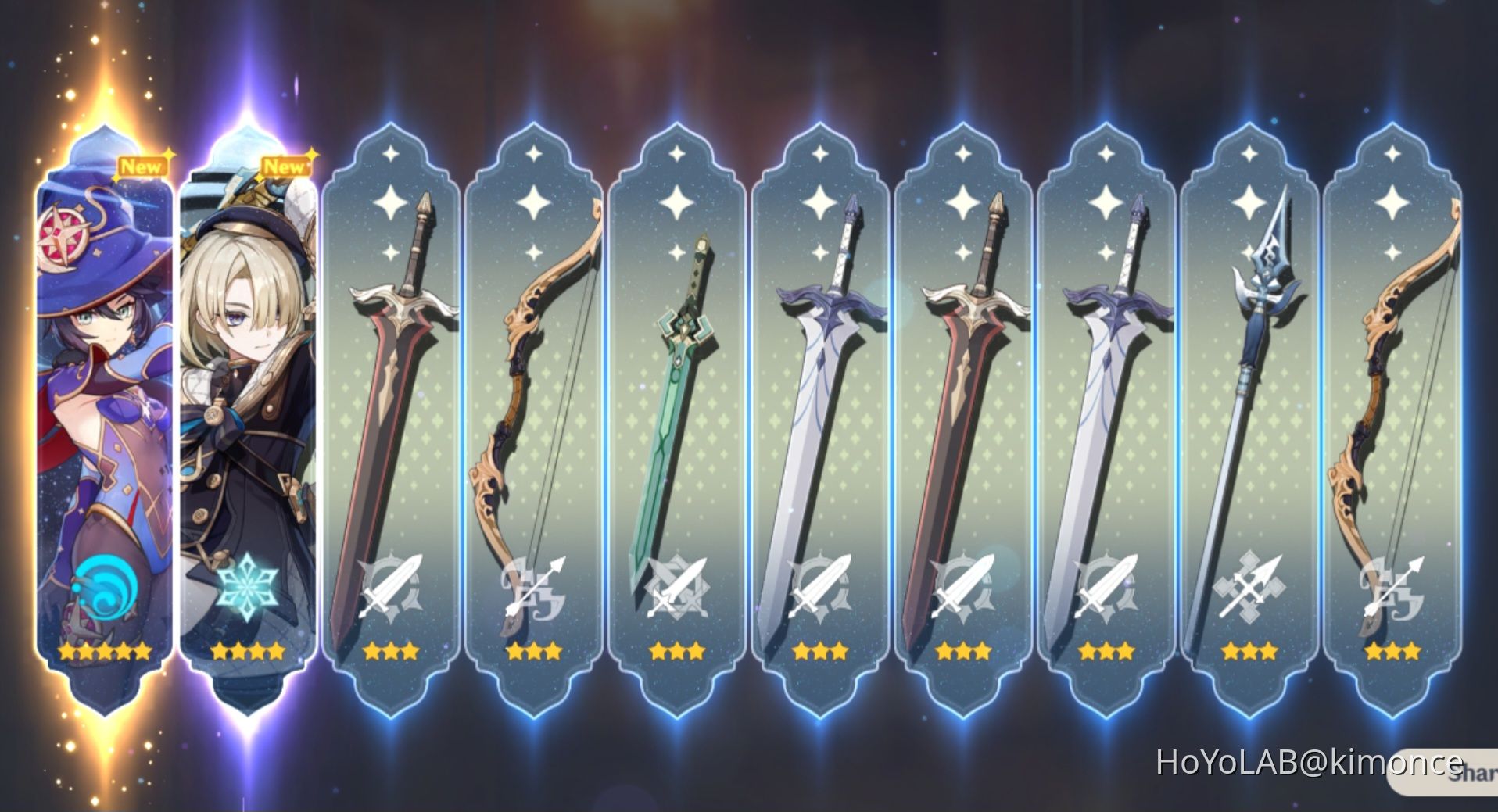 1st 10-pull of the update day, I just want Freminet but also got Mona ...