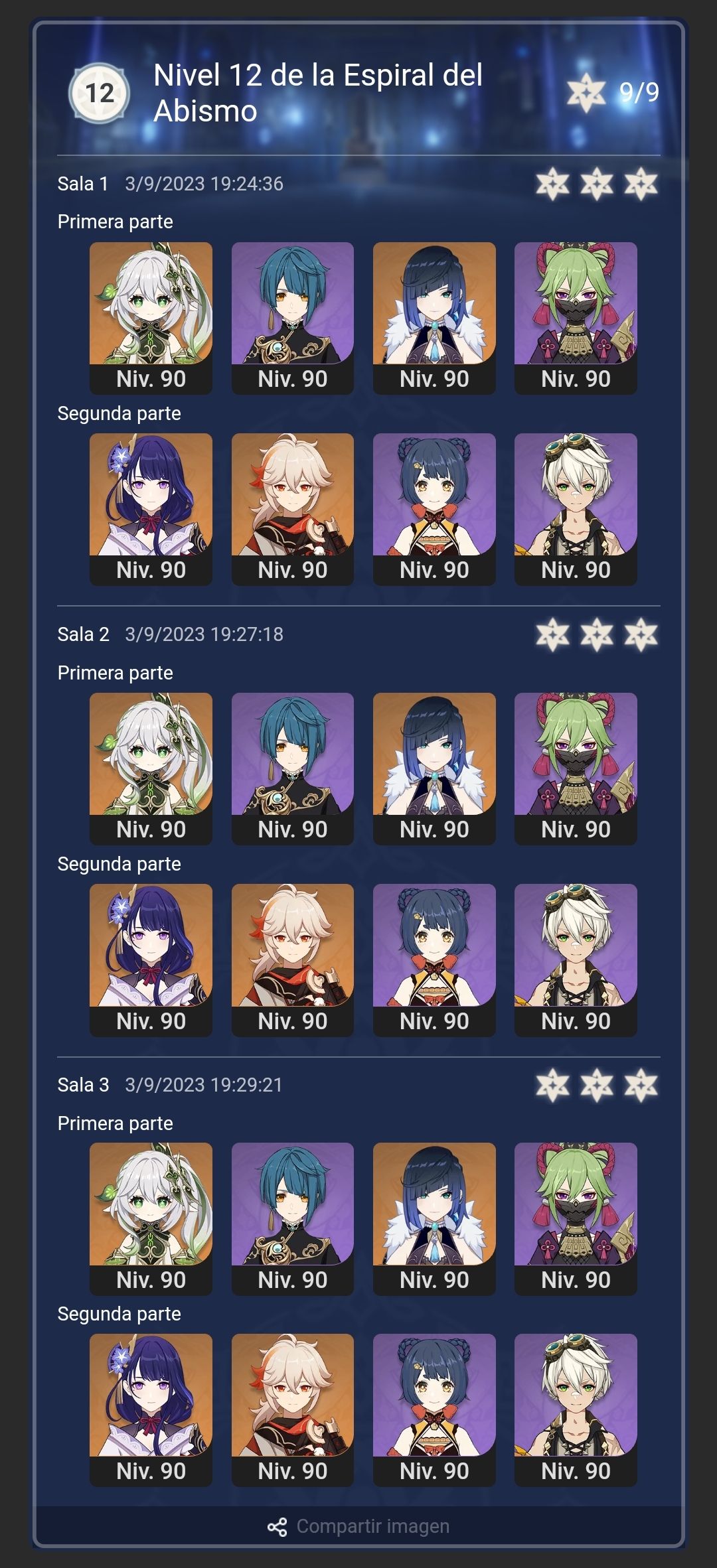 Abismo 12 (v4.0) Hiperbloom Einational (variante) Genshin Impact | HoYoLAB