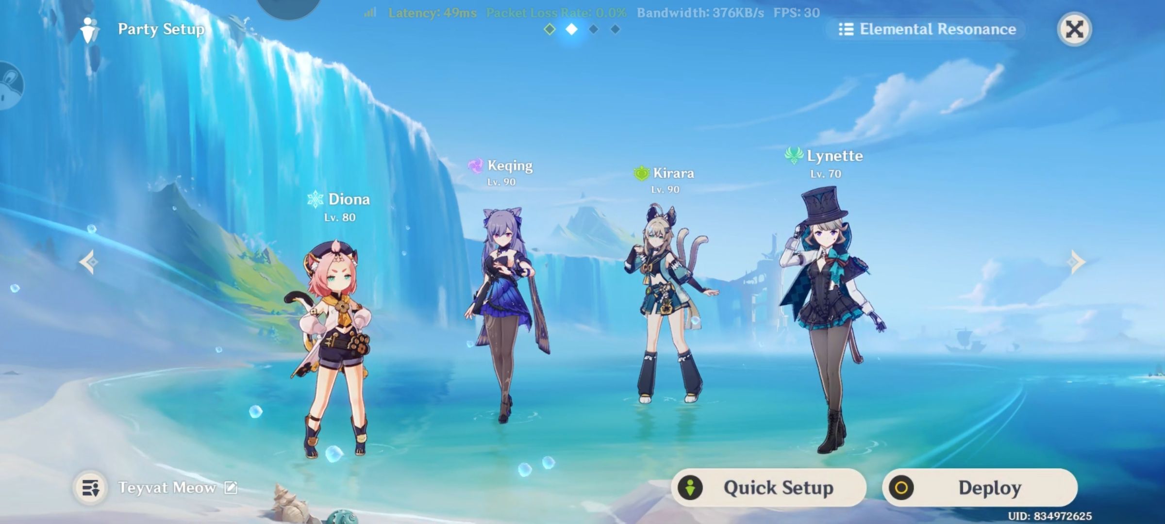 Teyvat Meow team composition Genshin Impact | HoYoLAB