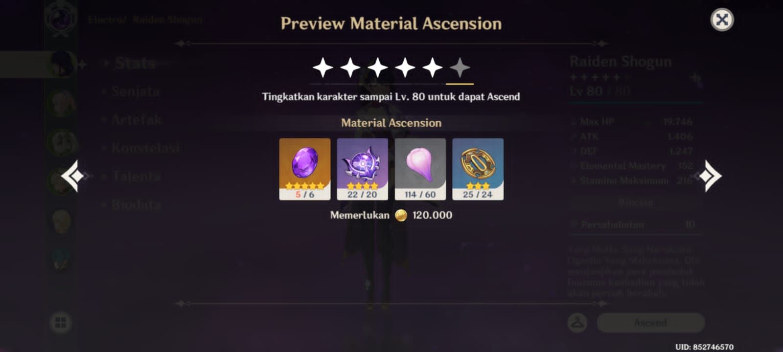 mau asc raiden, satu material aja susah bgt :") Genshin Impact | HoYoLAB