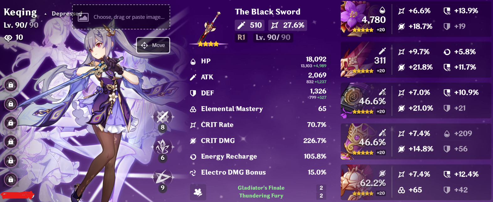 My Keqing Build !! Genshin Impact | HoYoLAB