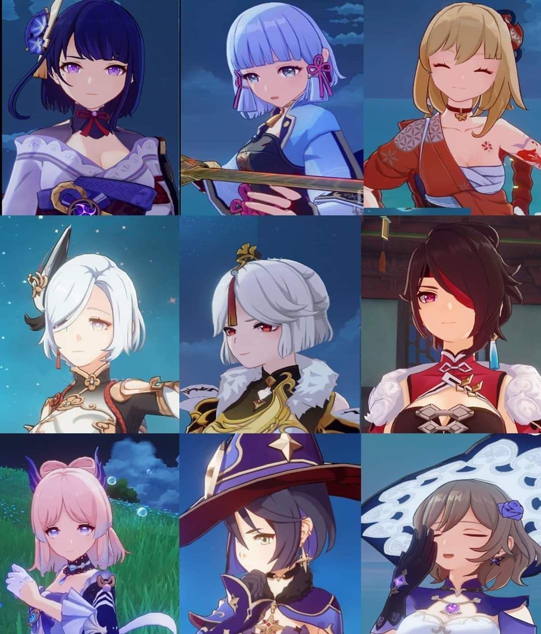 Waifus with Short Hair & Husbandos with New Haircuts! Genshin Impact ...