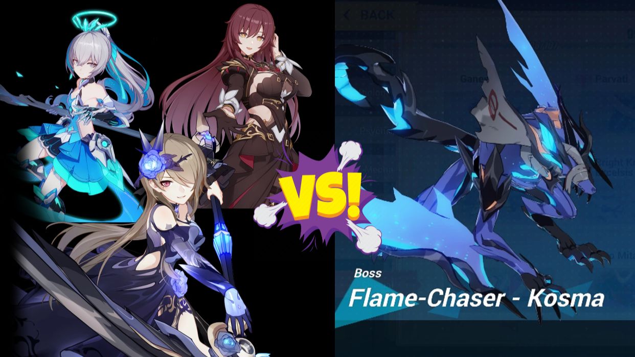 [Honkai Impact 3] KOSMA QUANTUM BOSS EX Abyss Red Lotus GD (SSS) FR (SSS) HoTr (S) Honkai Impact ...