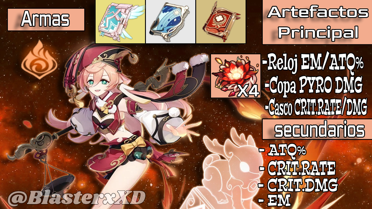 Build definitiva Yanfei Genshin Impact | HoYoLAB