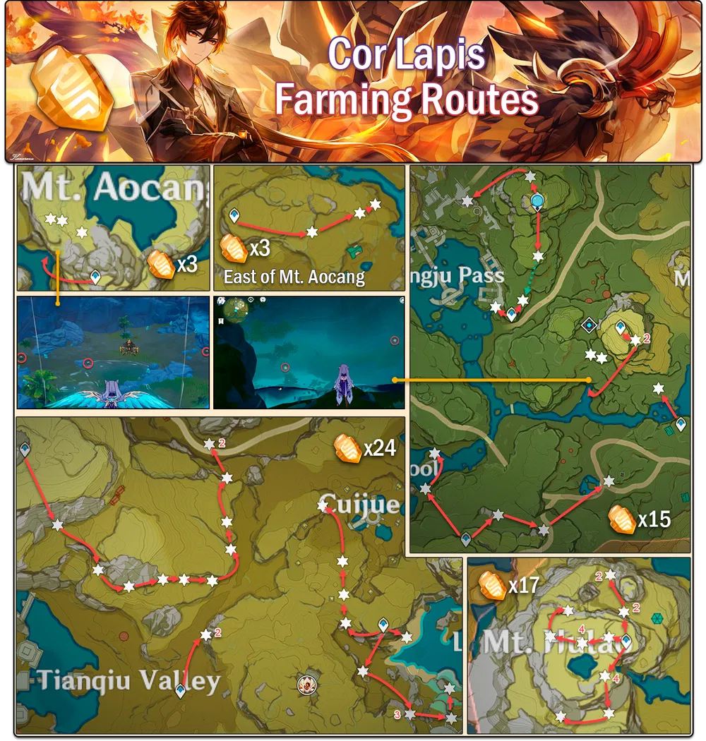 [V4.0 Second Half] Farming Routes Collection: Romaritime Flower ...