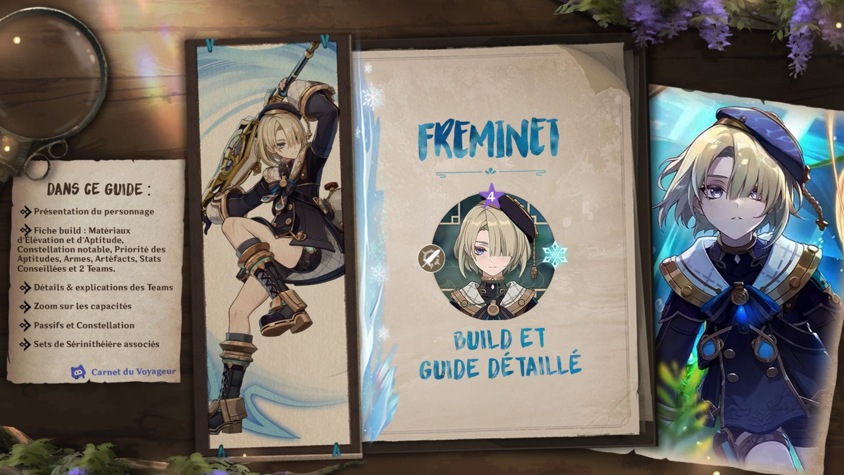 [Version 4.0] Freminet | Guide complet : Main DPS Physique Genshin ...