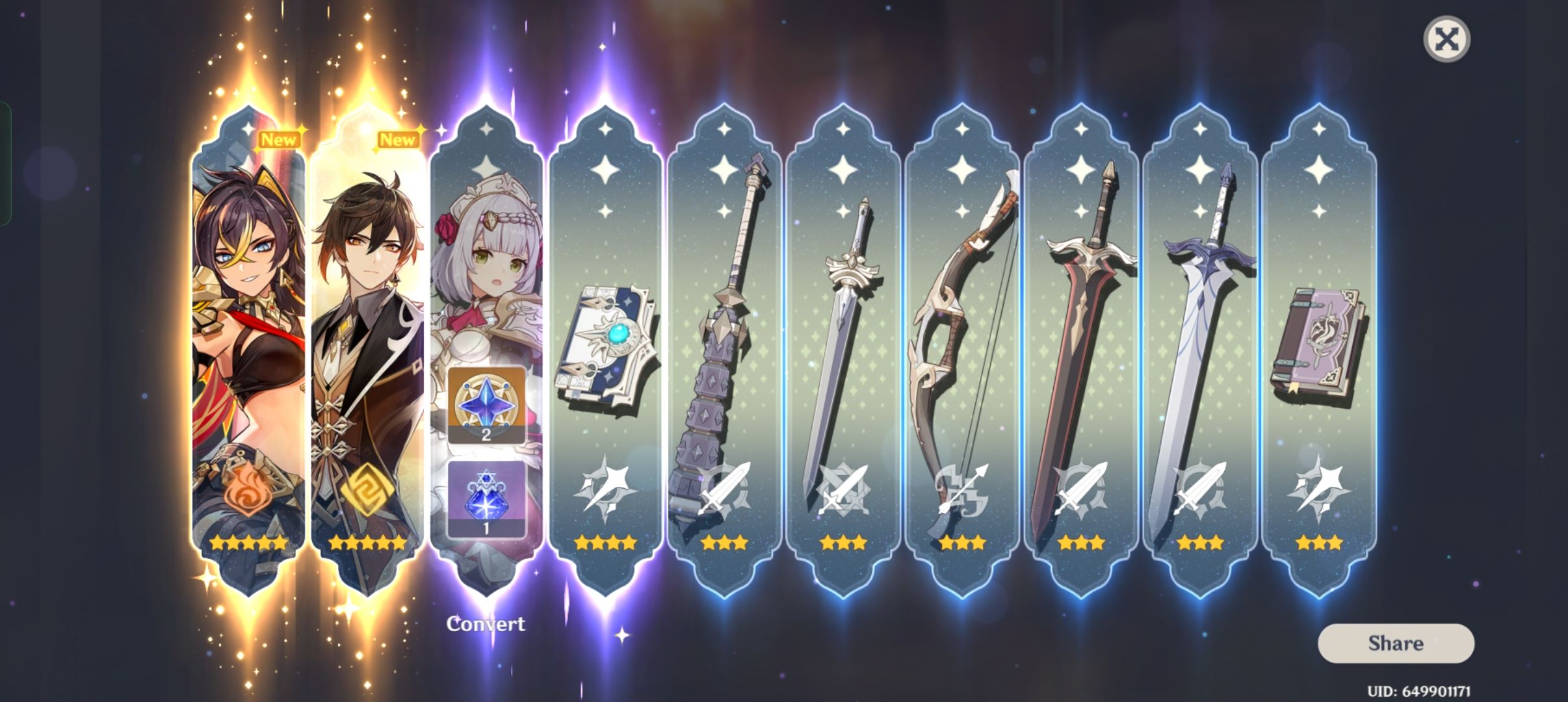 Ohhhh my, how lucky I am for getting these two 5* characters and ...