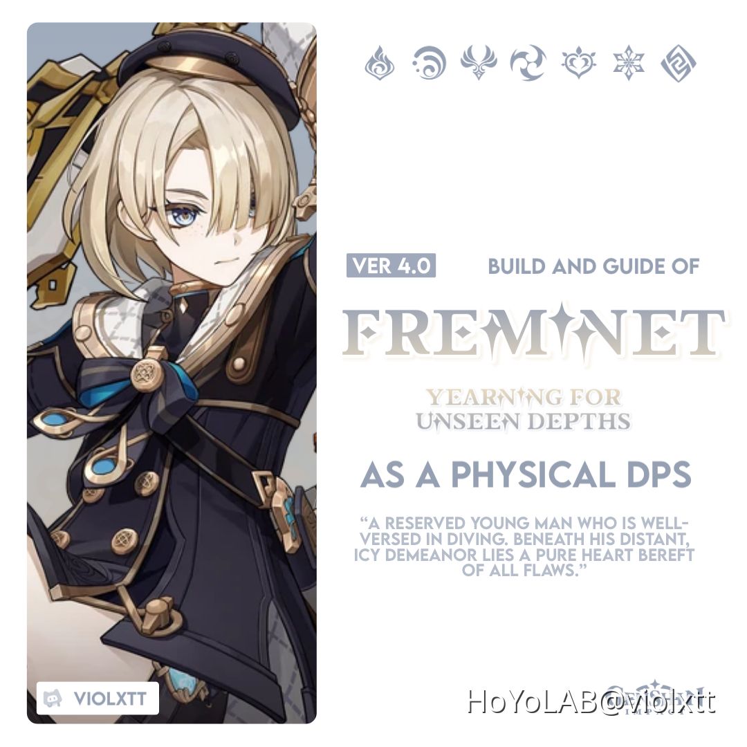 [VER 4.0] Freminet Build - Physical DPS Genshin Impact | HoYoLAB