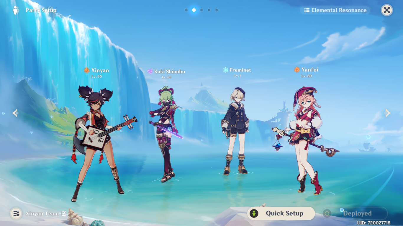 I've finally made my team fully 4* characters! Genshin Impact | HoYoLAB