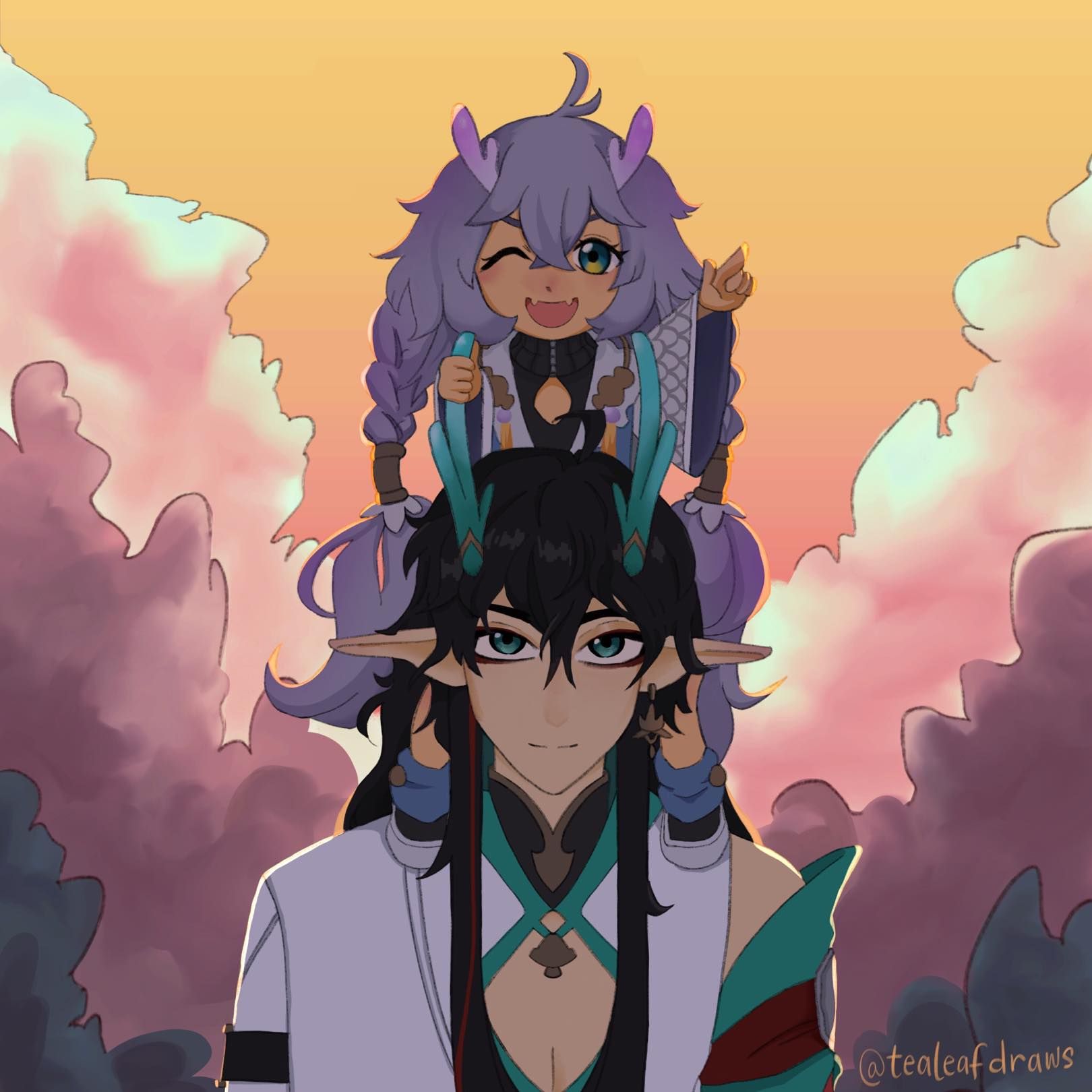 vidyadhara siblings :) (dan heng IL & bailu) Honkai: Star Rail | HoYoLAB