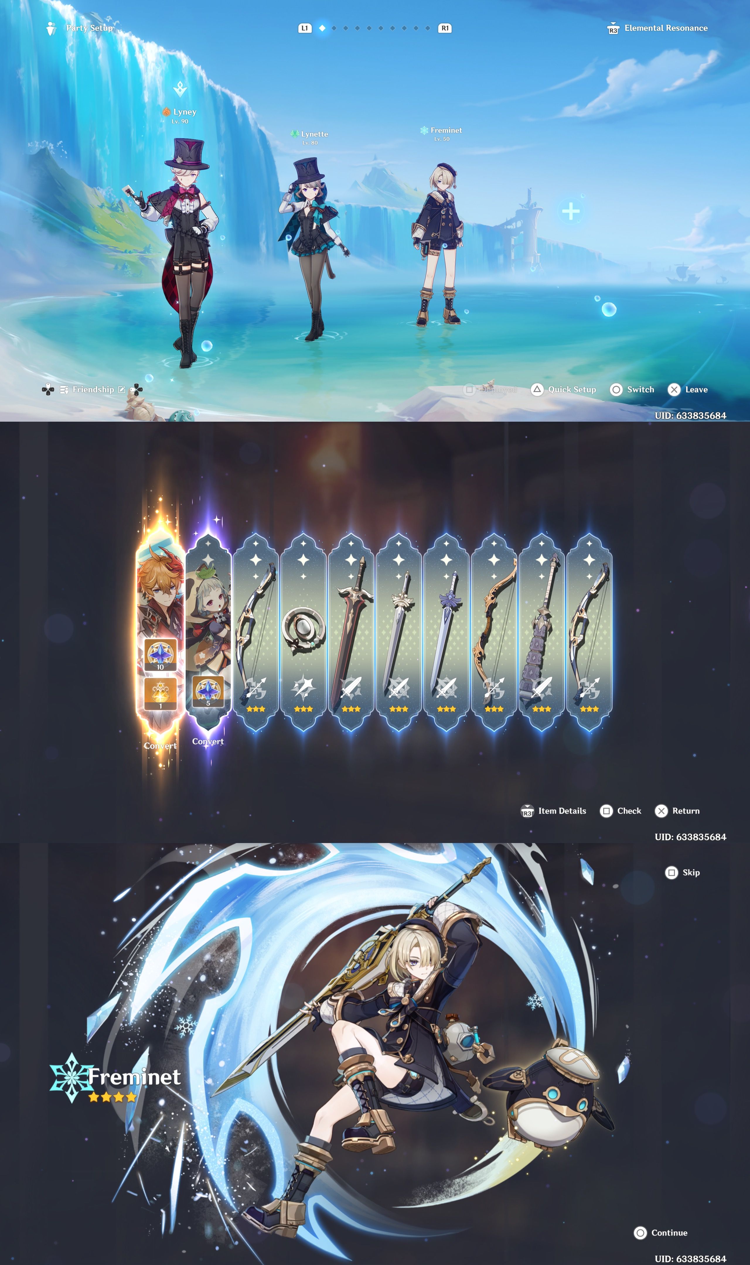 The Fatui siblings are home. Also, I finally got C1 Childe after trying ...