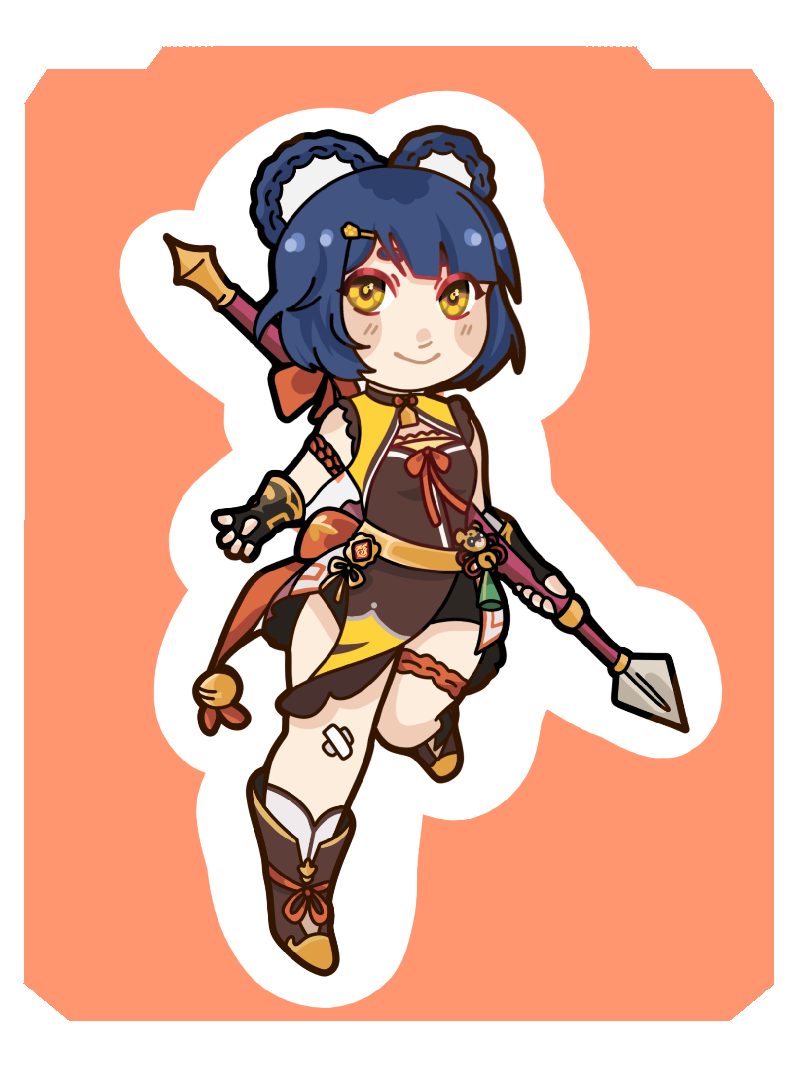 and here is the sticker of Xiangling Genshin Impact | HoYoLAB
