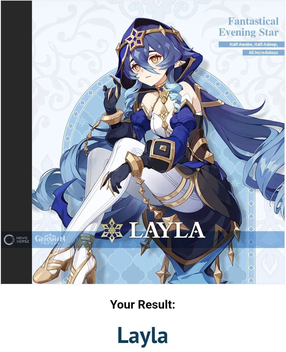 I kin layla Genshin Impact | HoYoLAB