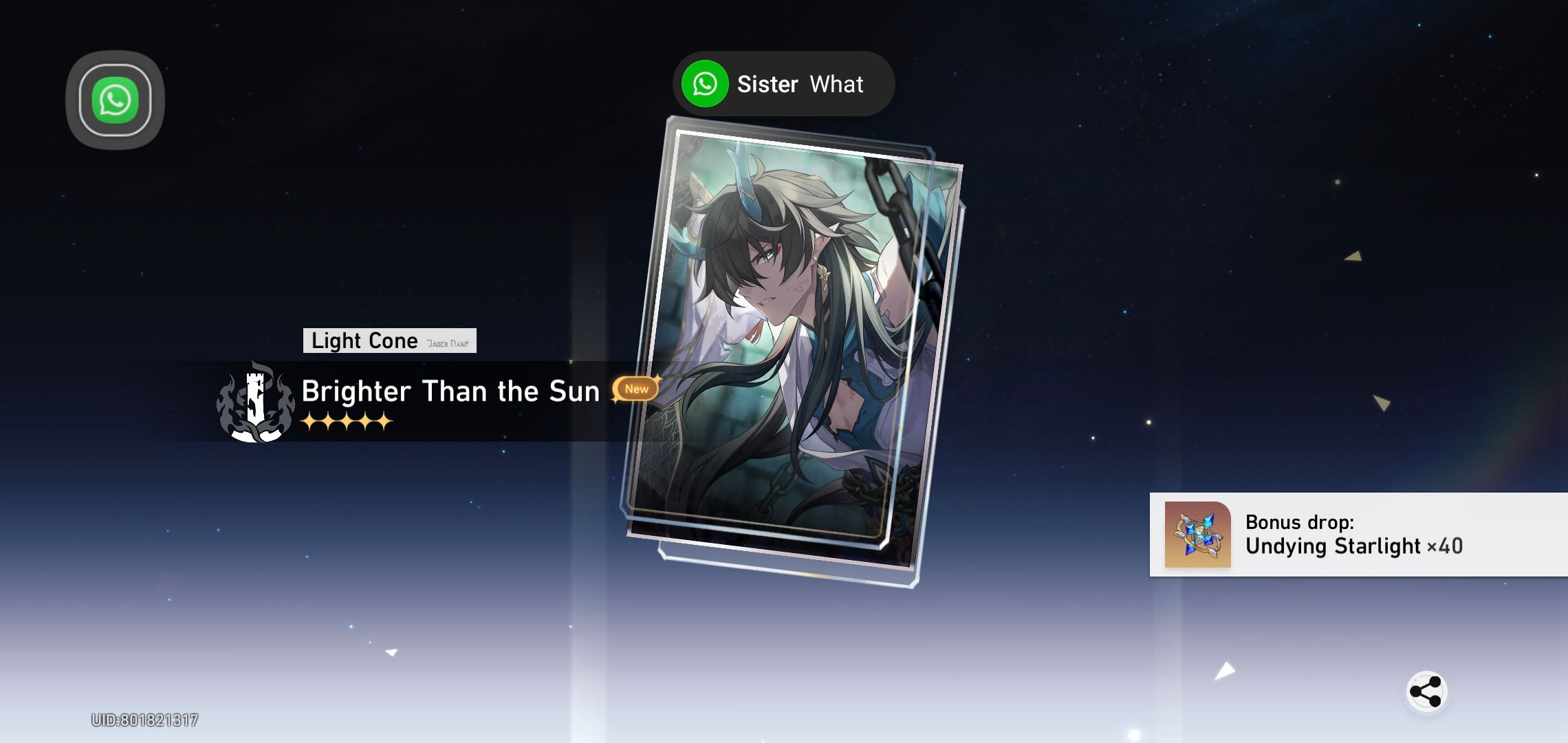 crying cause I was msging my friend while pulling and didn't even ...