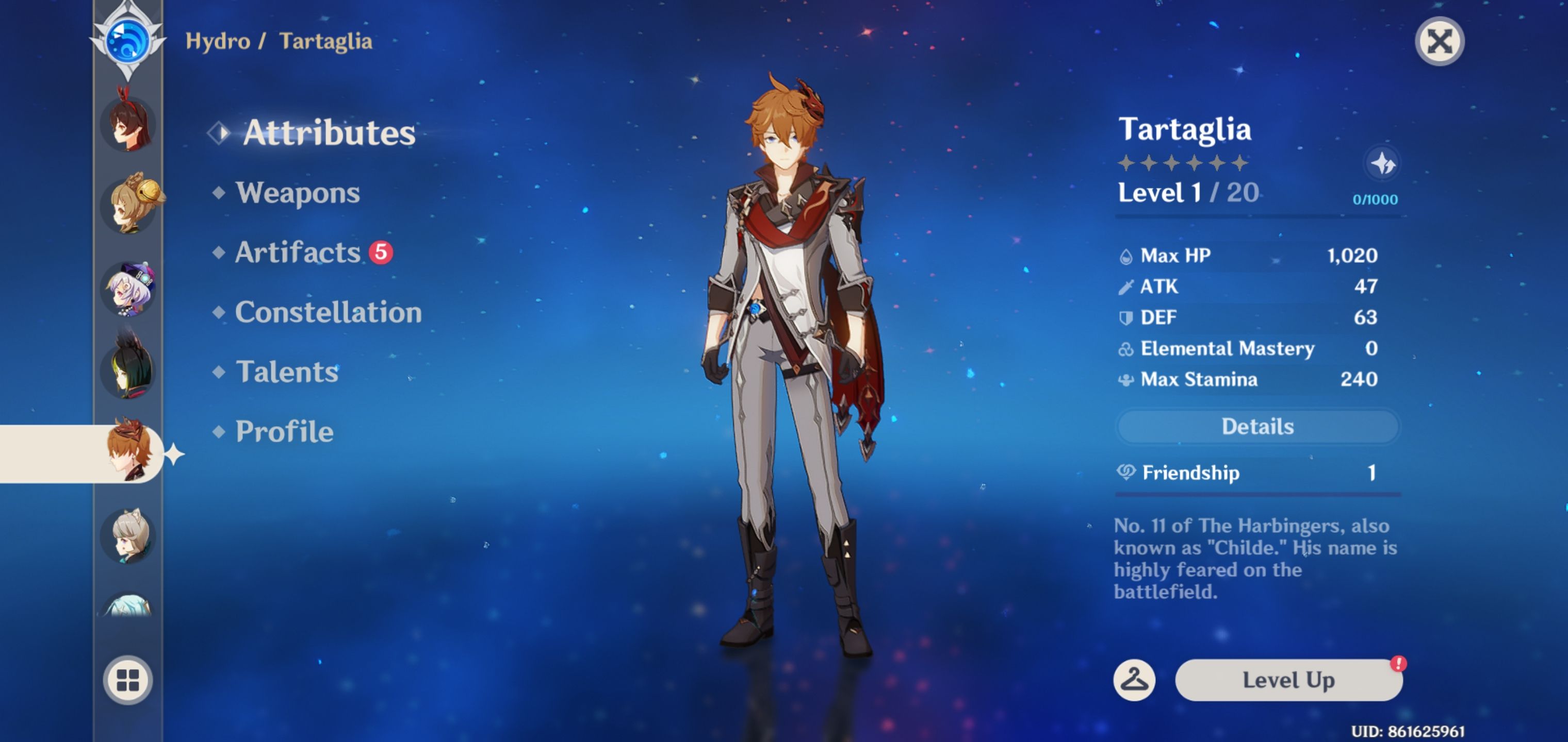 Lost to Tignahri then I won Childe but I have nomore primos for his ...