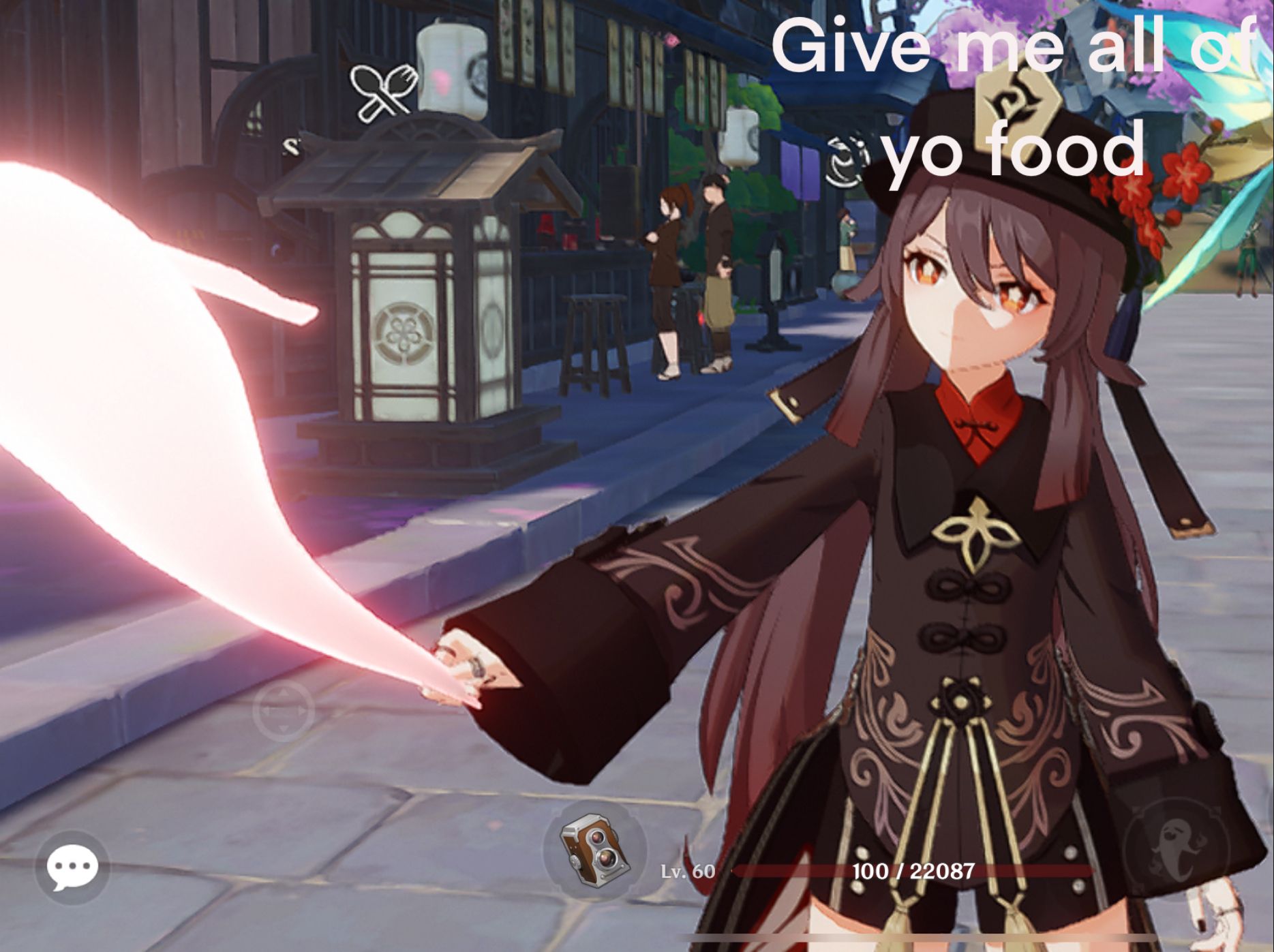 Hu Tao needs food. Spare sum? Genshin Impact | HoYoLAB