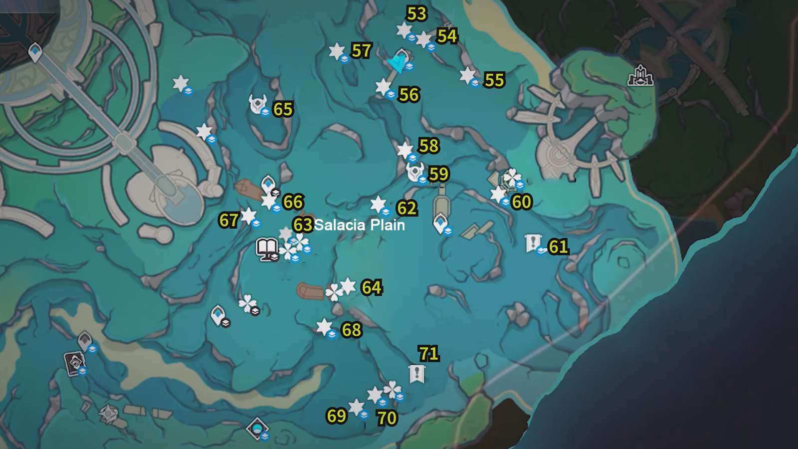 [Fontaine 4.0] Fontaine Chest Collection Guide 3: Salacia Plain (53-71 ...
