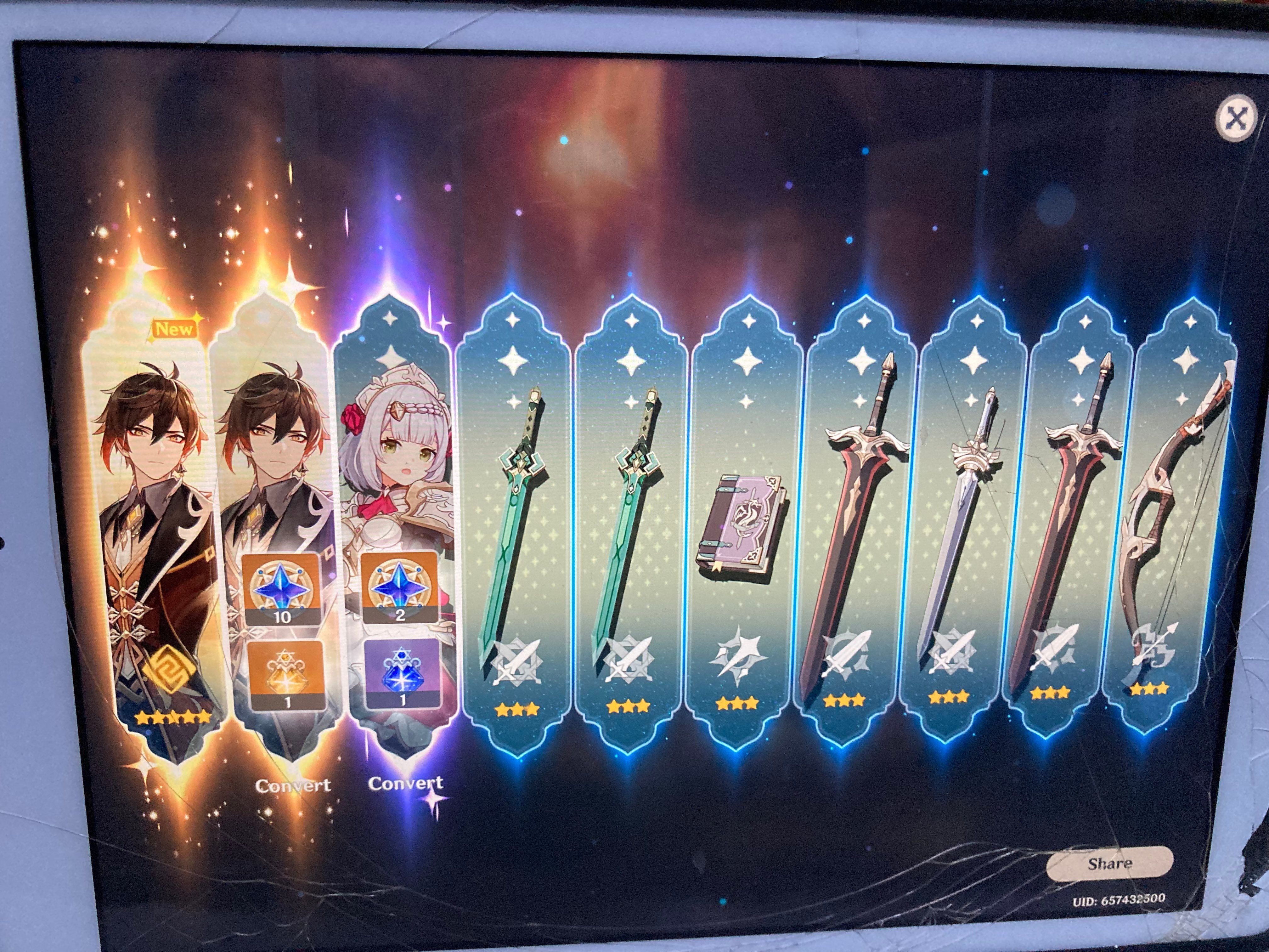 how my best friend’s pulls went… Genshin Impact | HoYoLAB