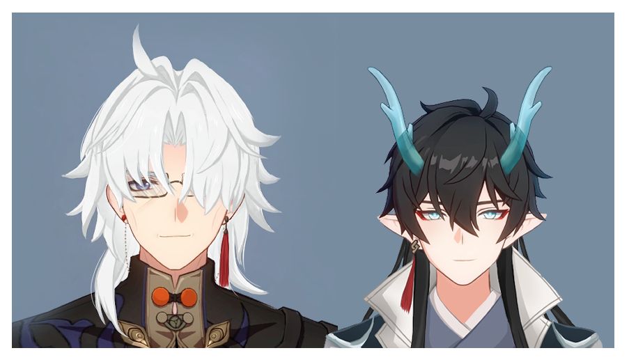 [fan edits] Yingxing and Dan Feng's Marriage Book Photo!!! Honkai: Star ...