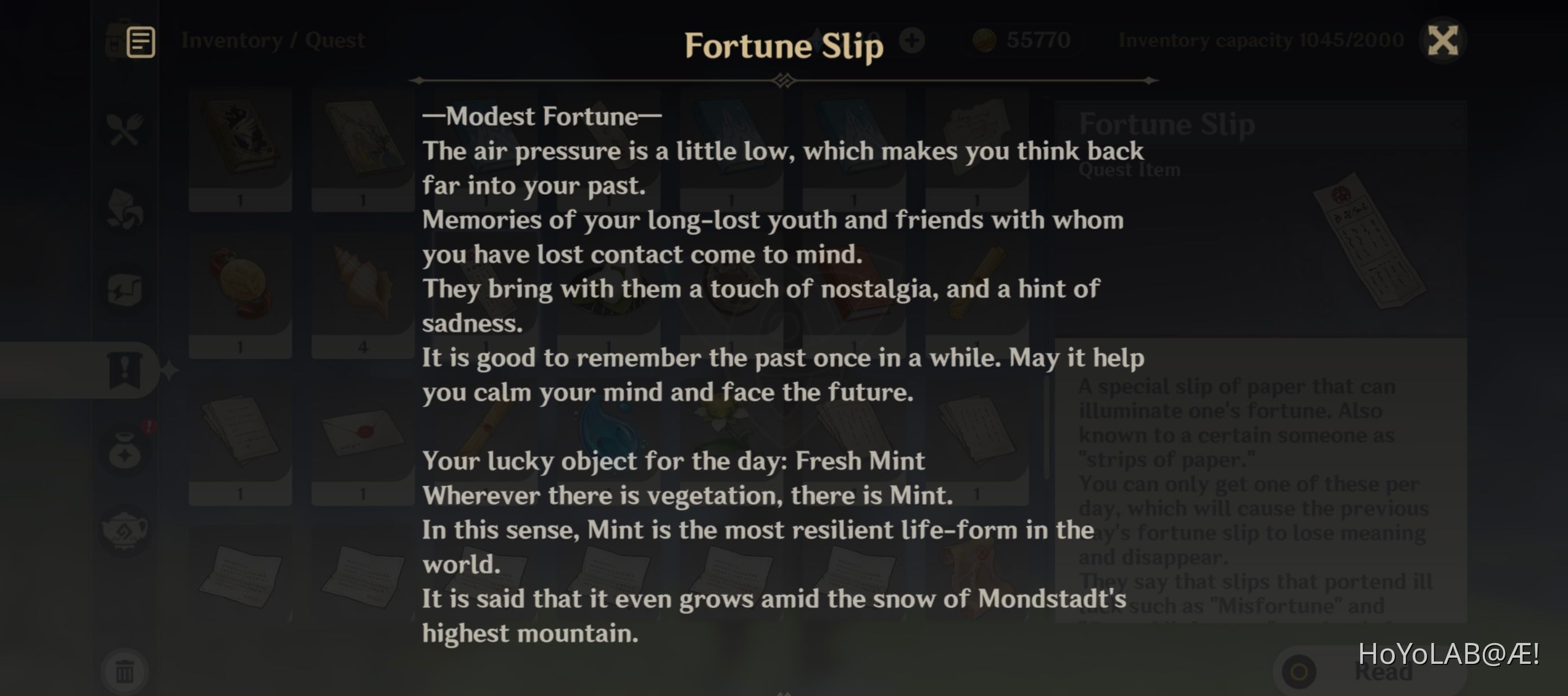 When Fortune Slip Once State. Genshin Impact | HoYoLAB
