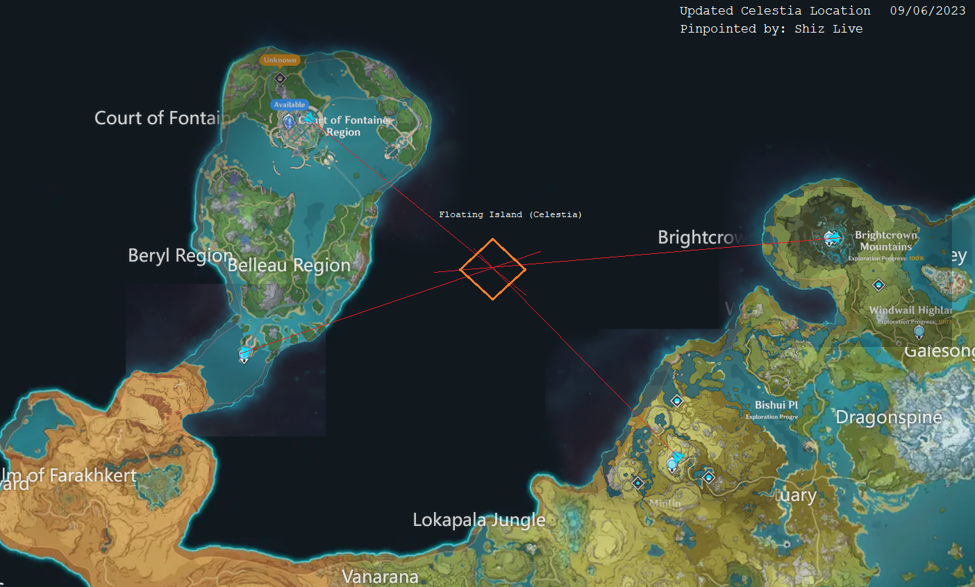 Updated Celestia Location Genshin Impact | HoYoLAB