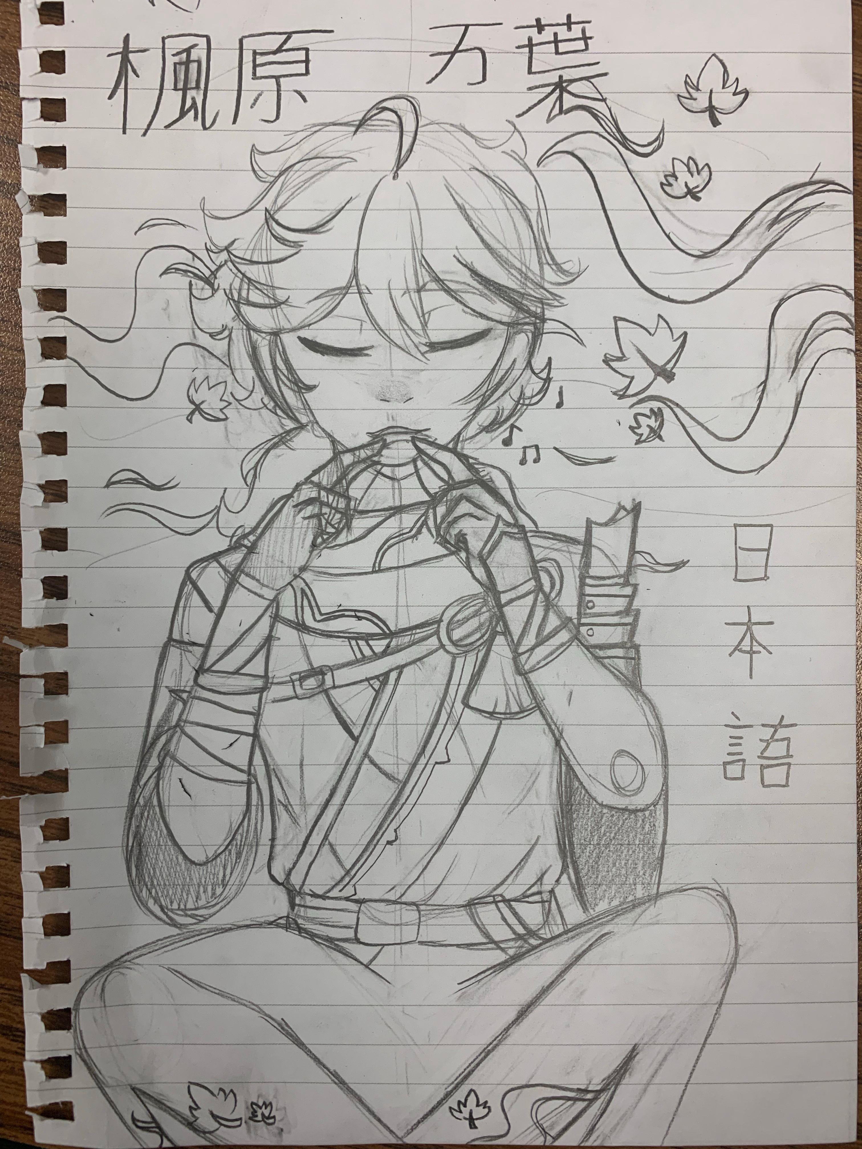 I tried to write his name in Kanji Genshin Impact | HoYoLAB