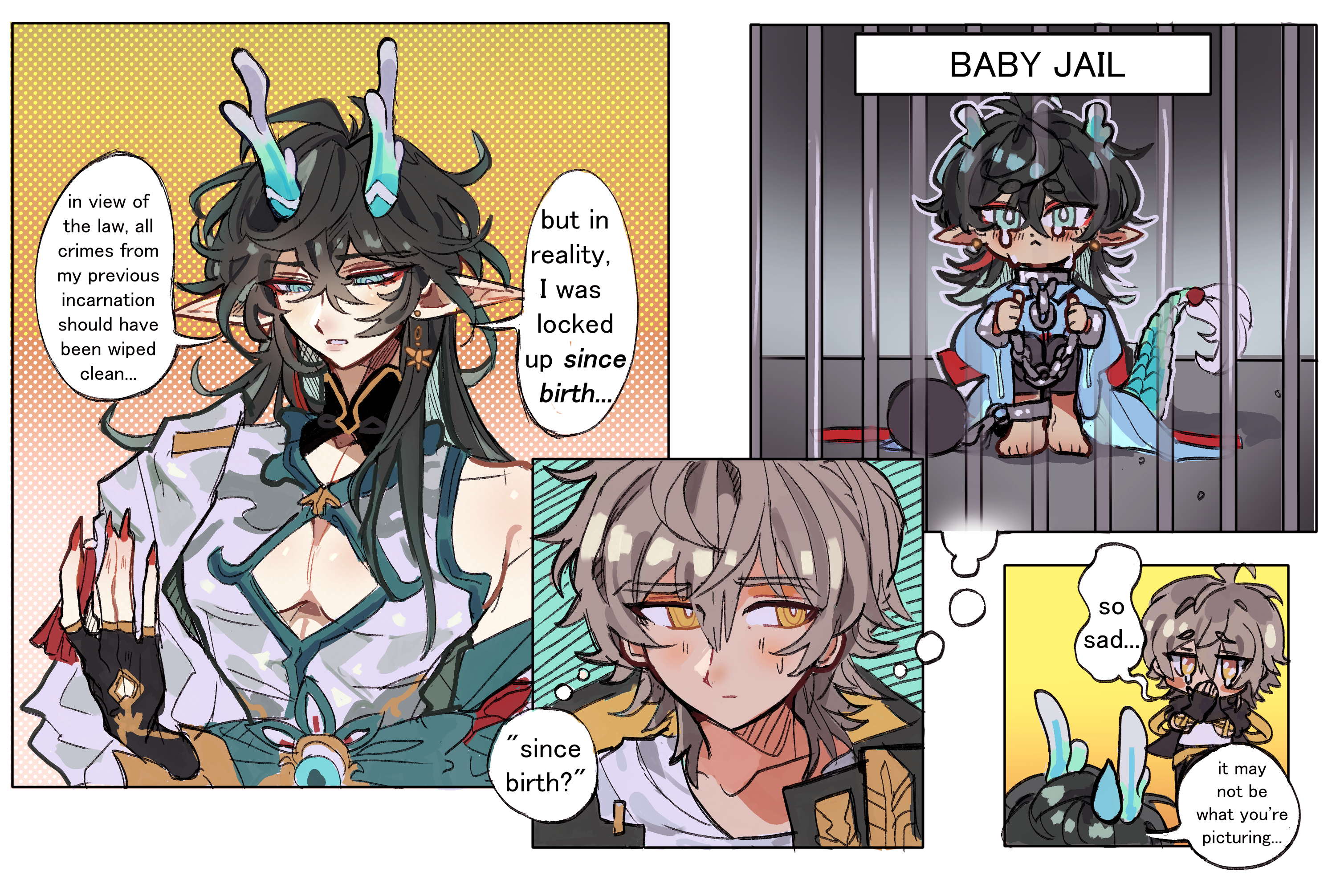 they really chained up a baby 💀 Honkai: Star Rail | HoYoLAB