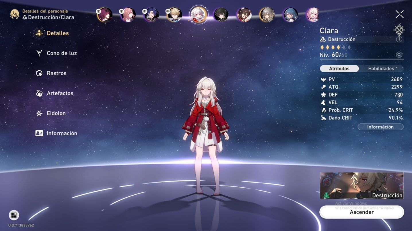 Clara build recomendaciones Honkai: Star Rail | HoYoLAB