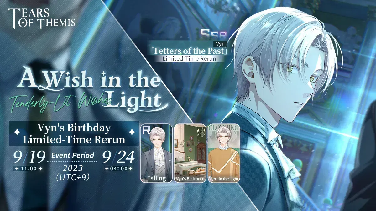 Vyn's Birthday Event Rerun Tears of Themis | HoYoLAB