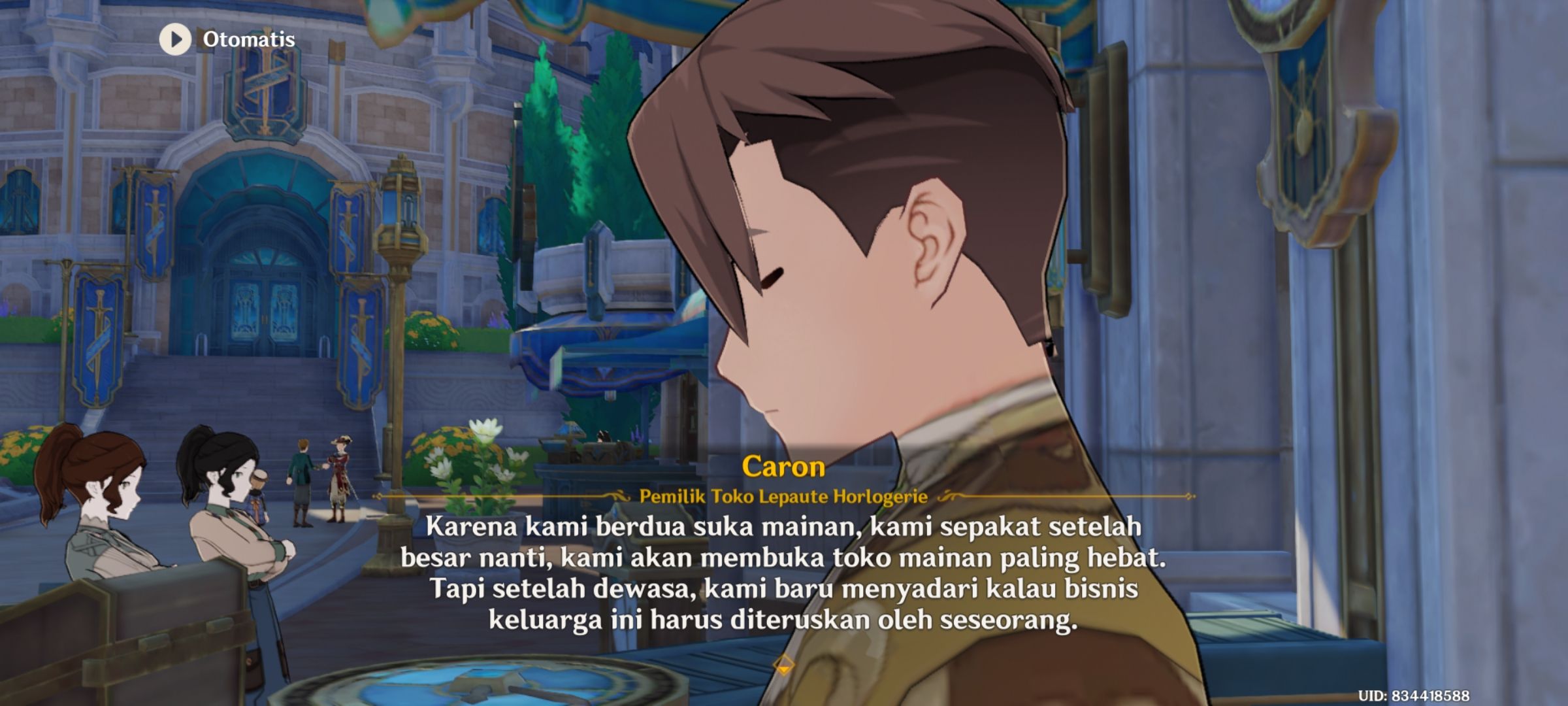 ngobrol ga penting, ga ada suaranya, tiap bct 1 paragraf 🤮 Genshin ...