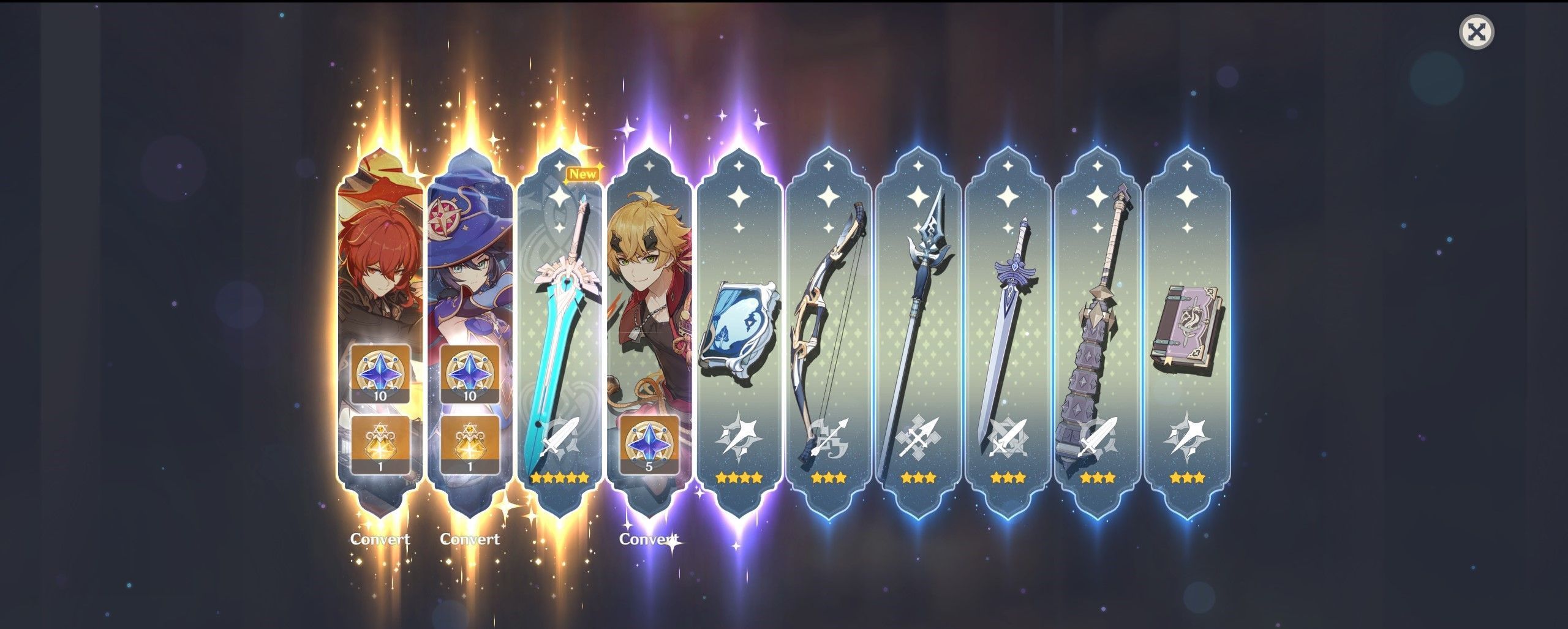 Standard Banner Pull... Genshin Impact | HoYoLAB