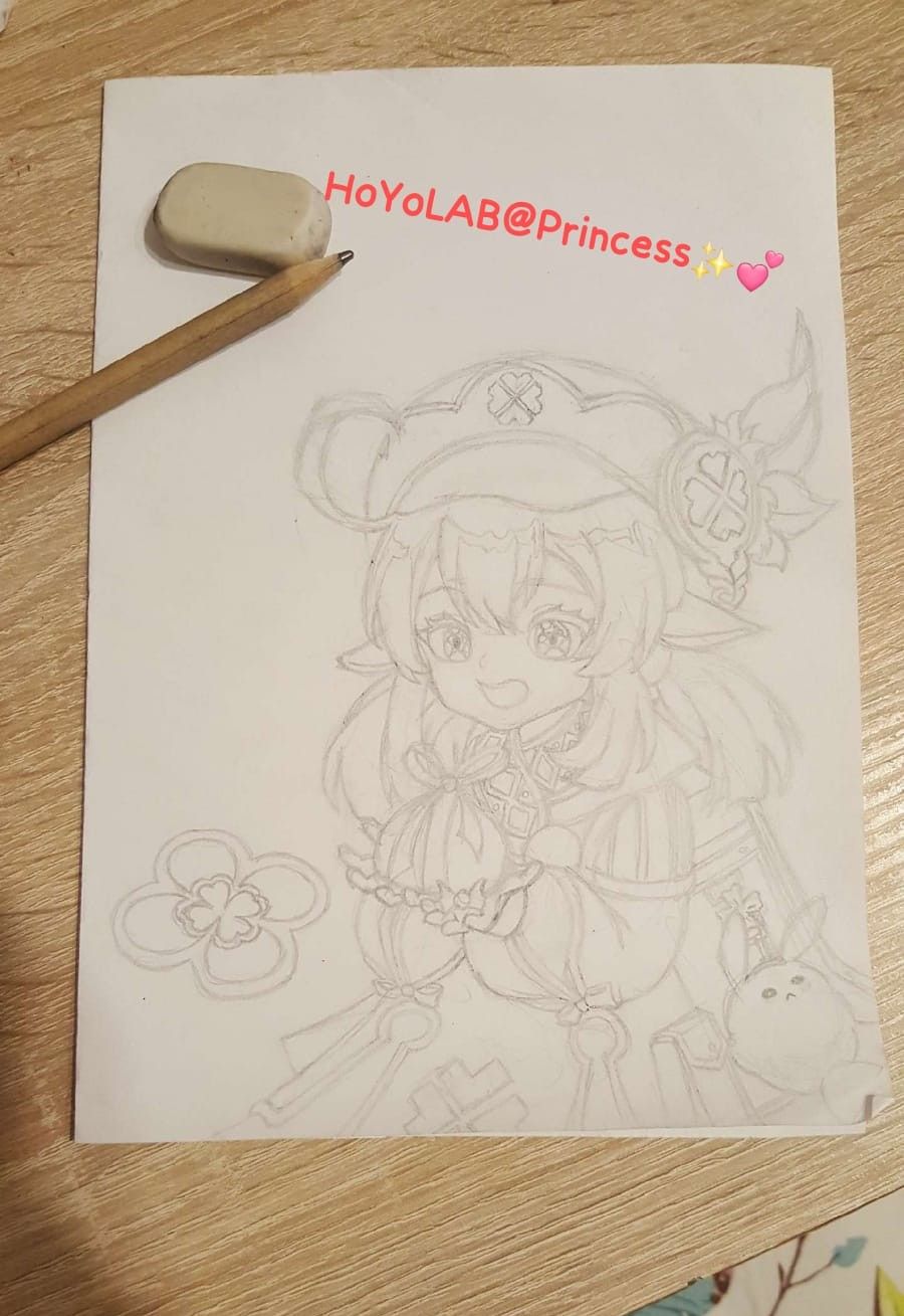 My sketch of Klee!!!!🔥😄💥 Genshin Impact | HoYoLAB