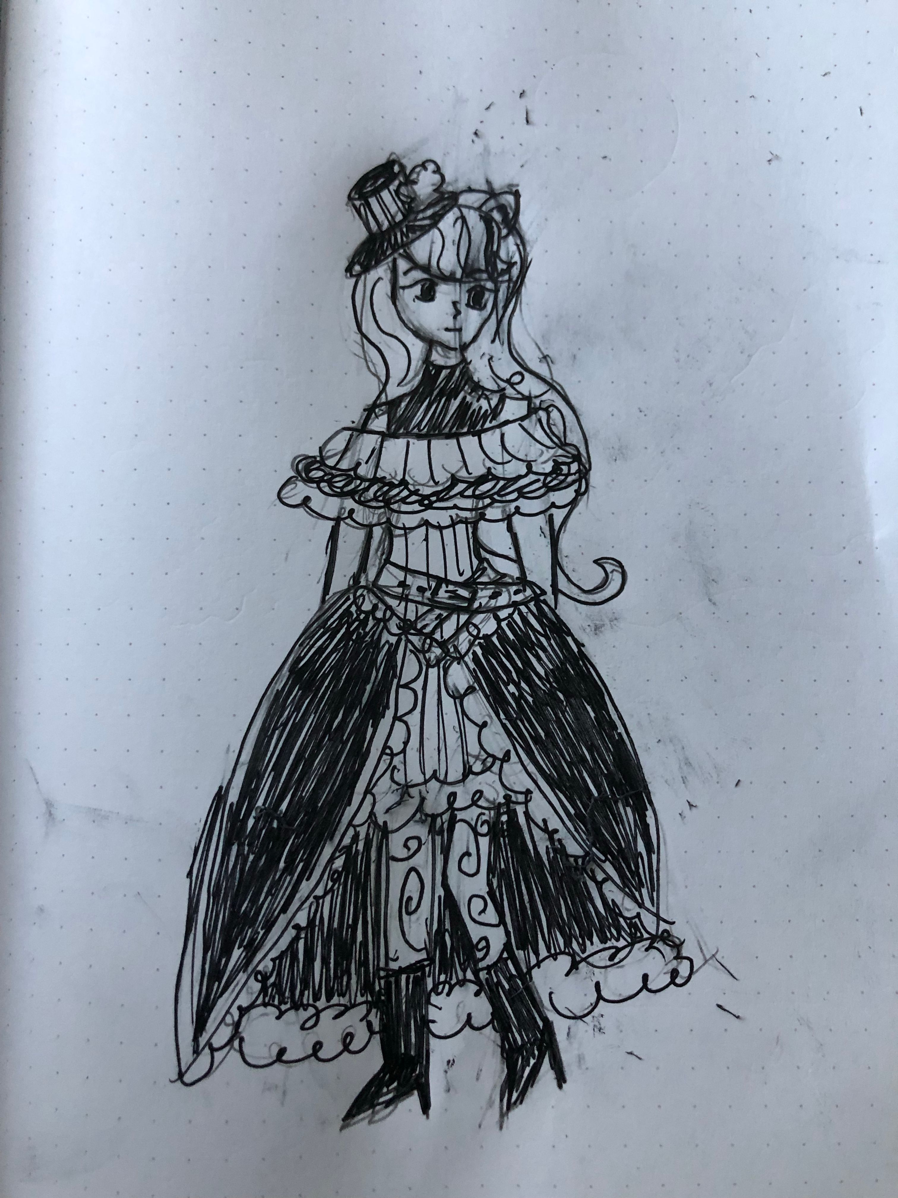 Attempt at Lynette drawing T-T Genshin Impact | HoYoLAB