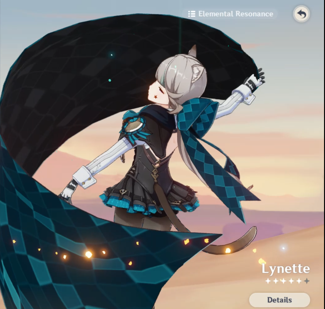 As lifeless as she may be... I find Lynette very lovely, tbh Genshin ...