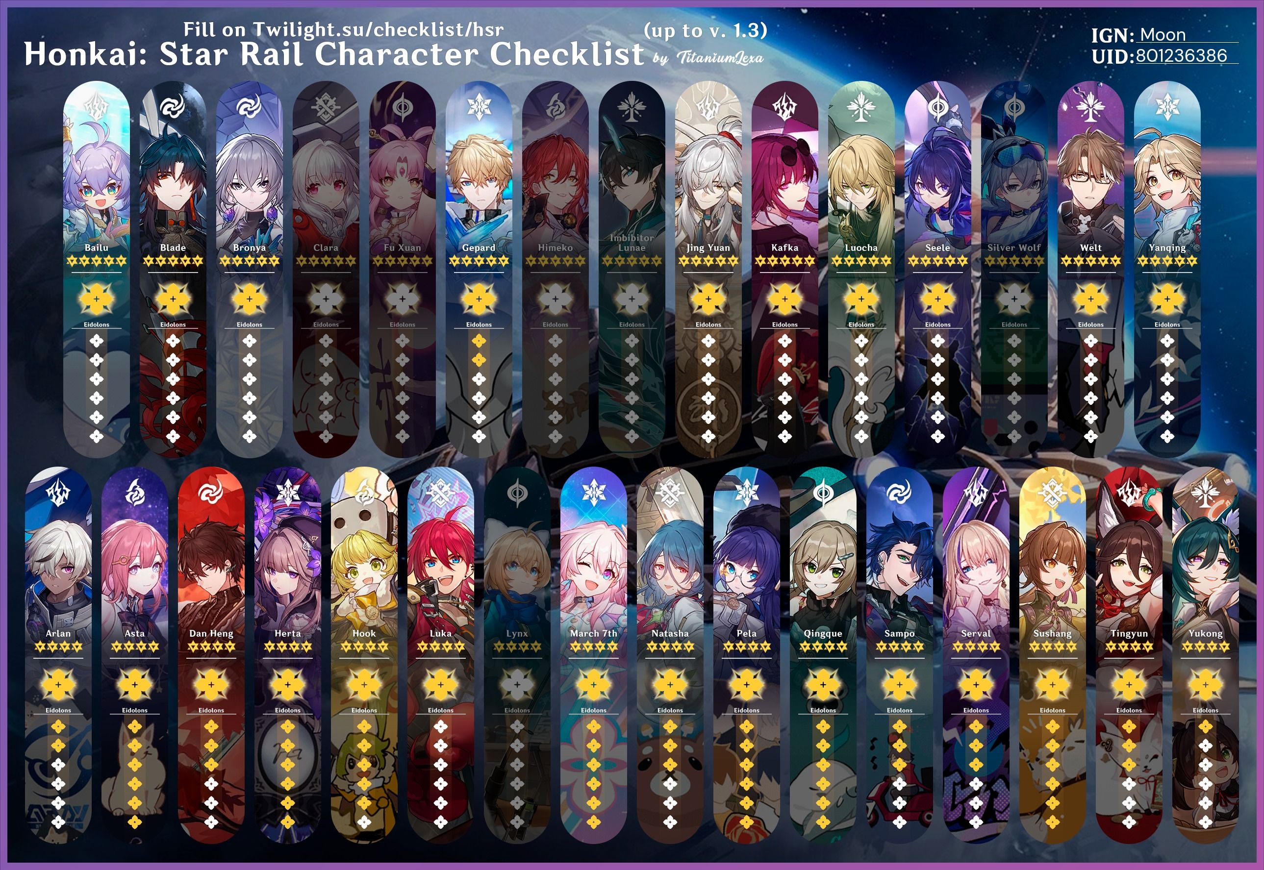 My Star Rail Journey 🔥 🥰 (Check description) - Also Which 4S should I ...