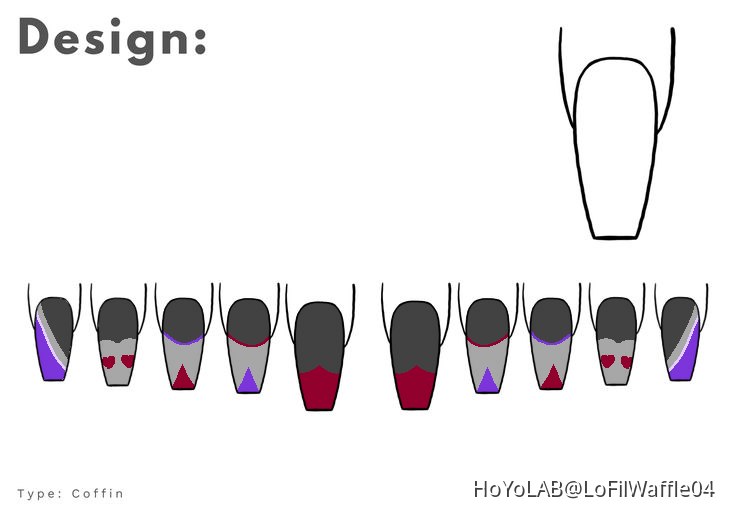 nail art design Honkai: Star Rail | HoYoLAB