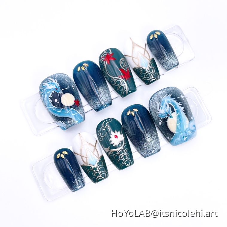 Dan Heng - IL inspired nails! Honkai: Star Rail | HoYoLAB