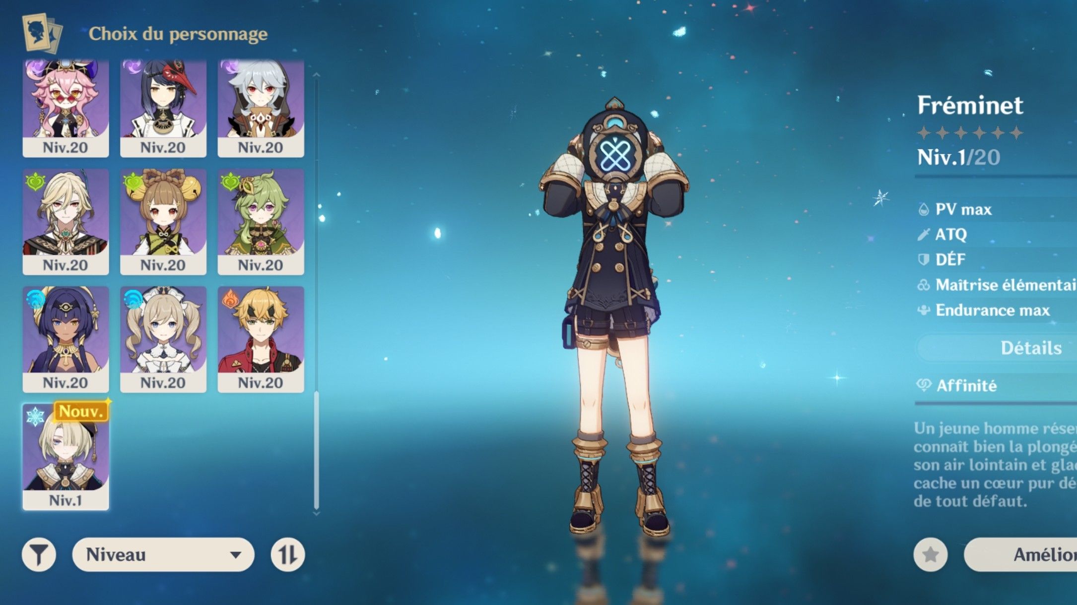 J'ai eu Freminet Genshin Impact | HoYoLAB