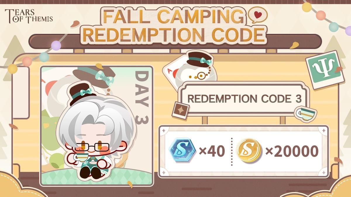 Redemption Code Day 3-YSPBH7Y9U8NK Tears of Themis | HoYoLAB