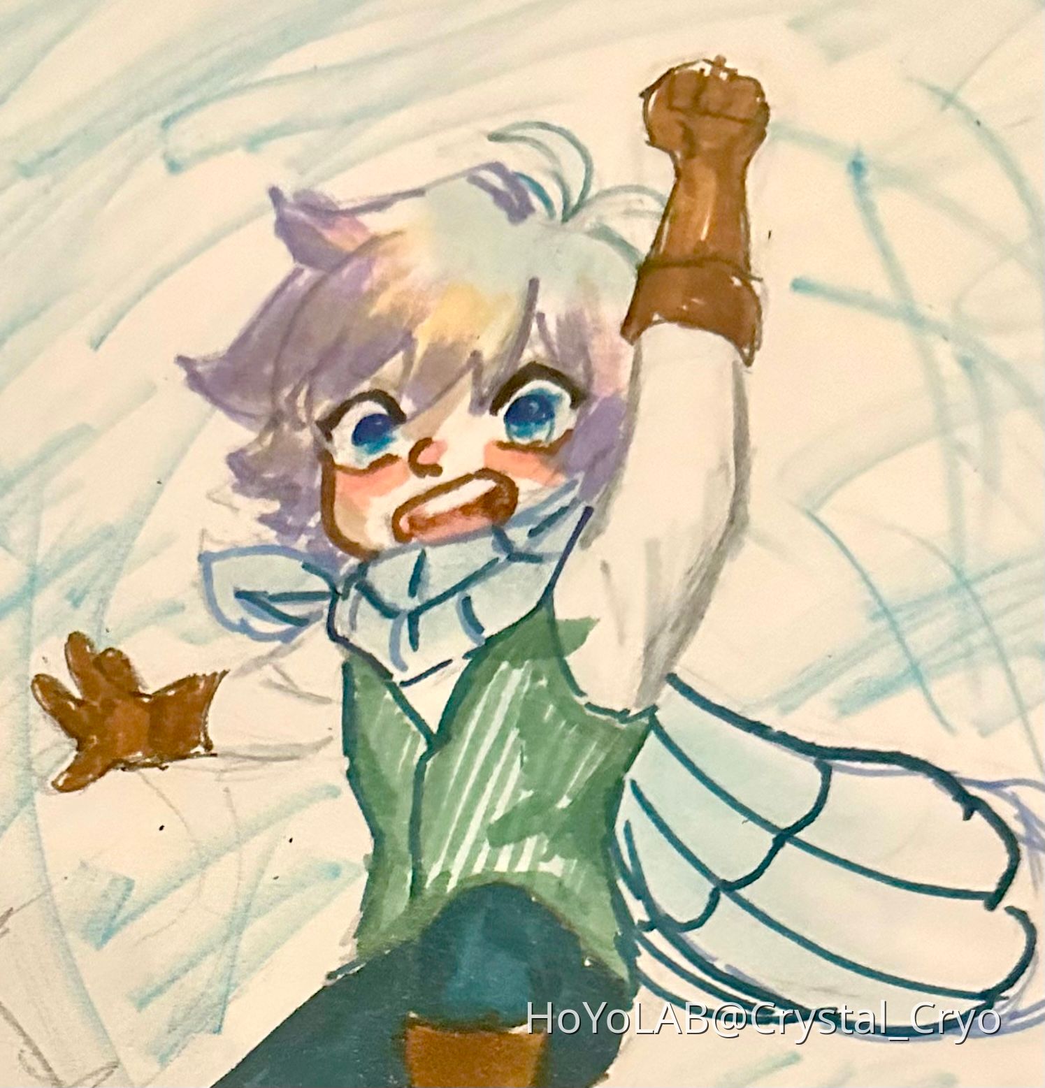 Art diary 247: Mythril Rid Pod! | HoYoLAB